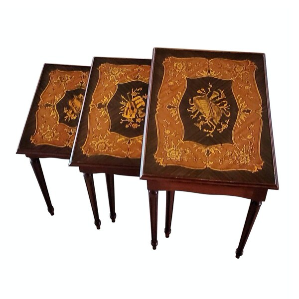 Italian Inlaid Table - Etsy