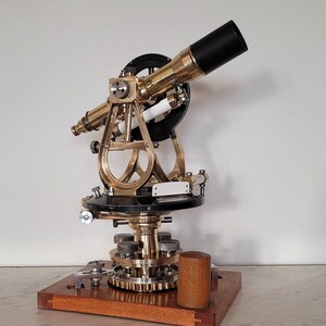 Scarce Fine Mid-century Japanese Surveyor Transit Theodolite W ...