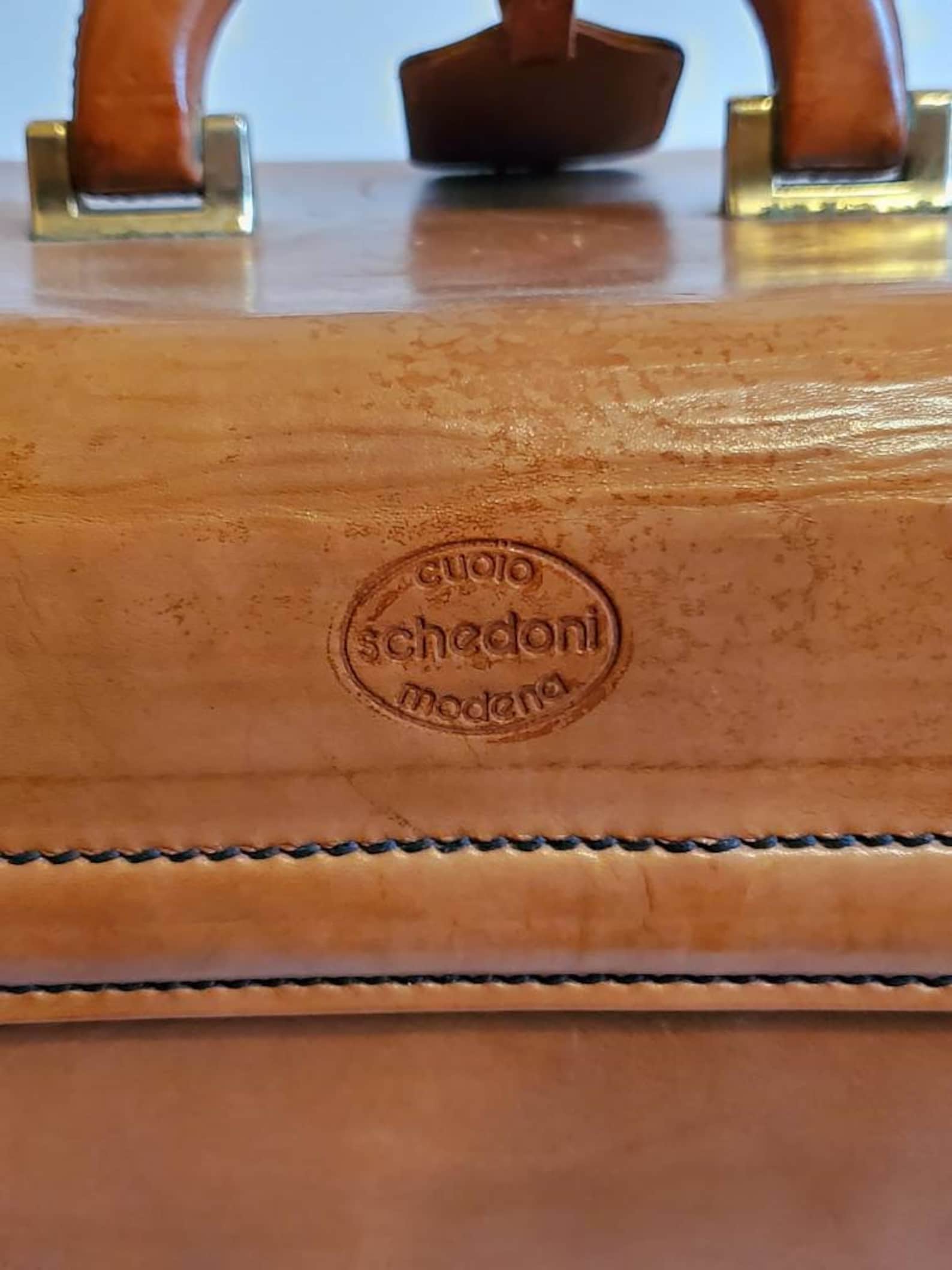 Rare Vintage Ferrari 208 Turbo Schedoni Italian Brown Leather - Etsy