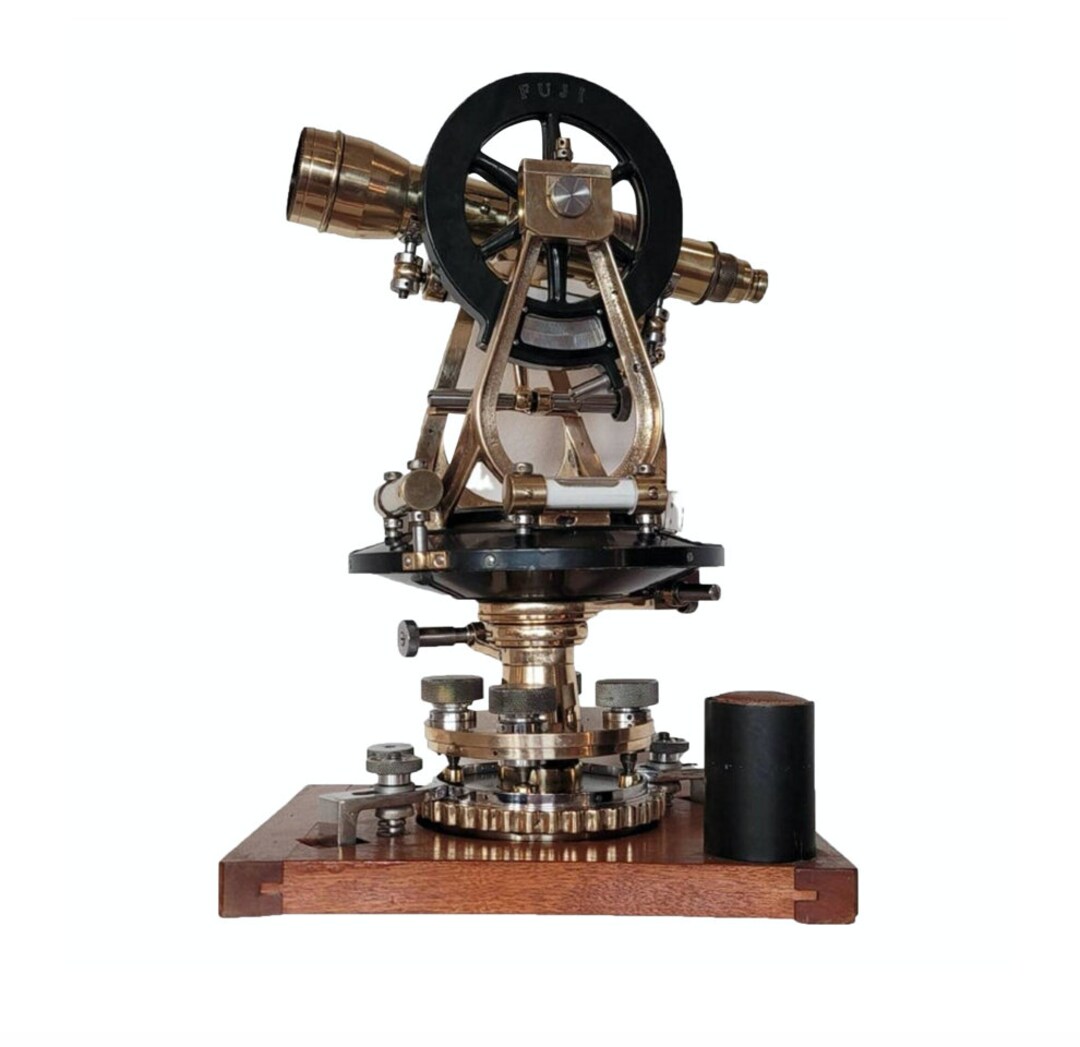 Scarce Fine Mid-century Japanese Surveyor Transit Theodolite W ...