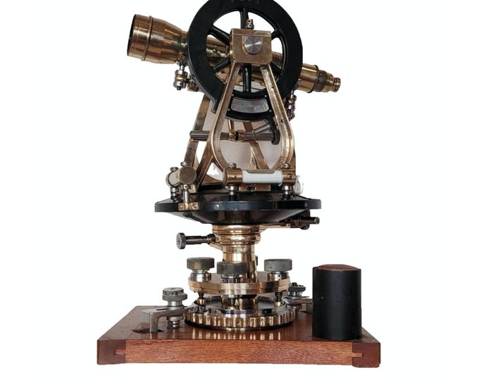 Scarce Fine Mid-century Japanese Surveyor Transit Theodolite W ...