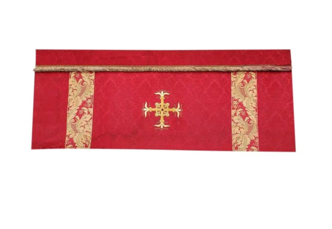Important Monumental Italian Antique Church Altar Frontal Antependium ...