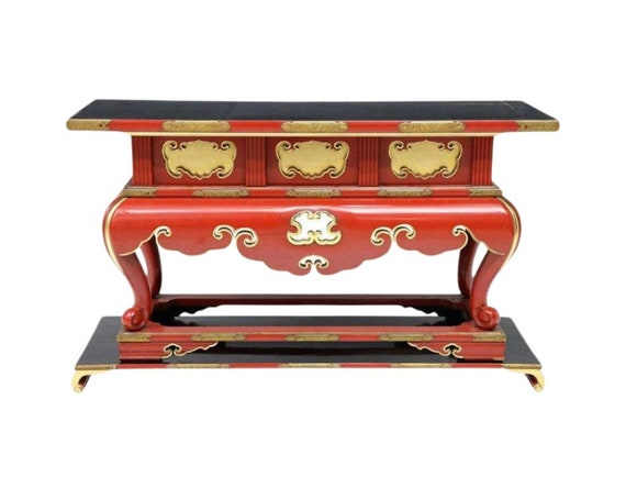 Antique Edo Period Japanese Buddhist Temple Kyozukue Altar - Etsy