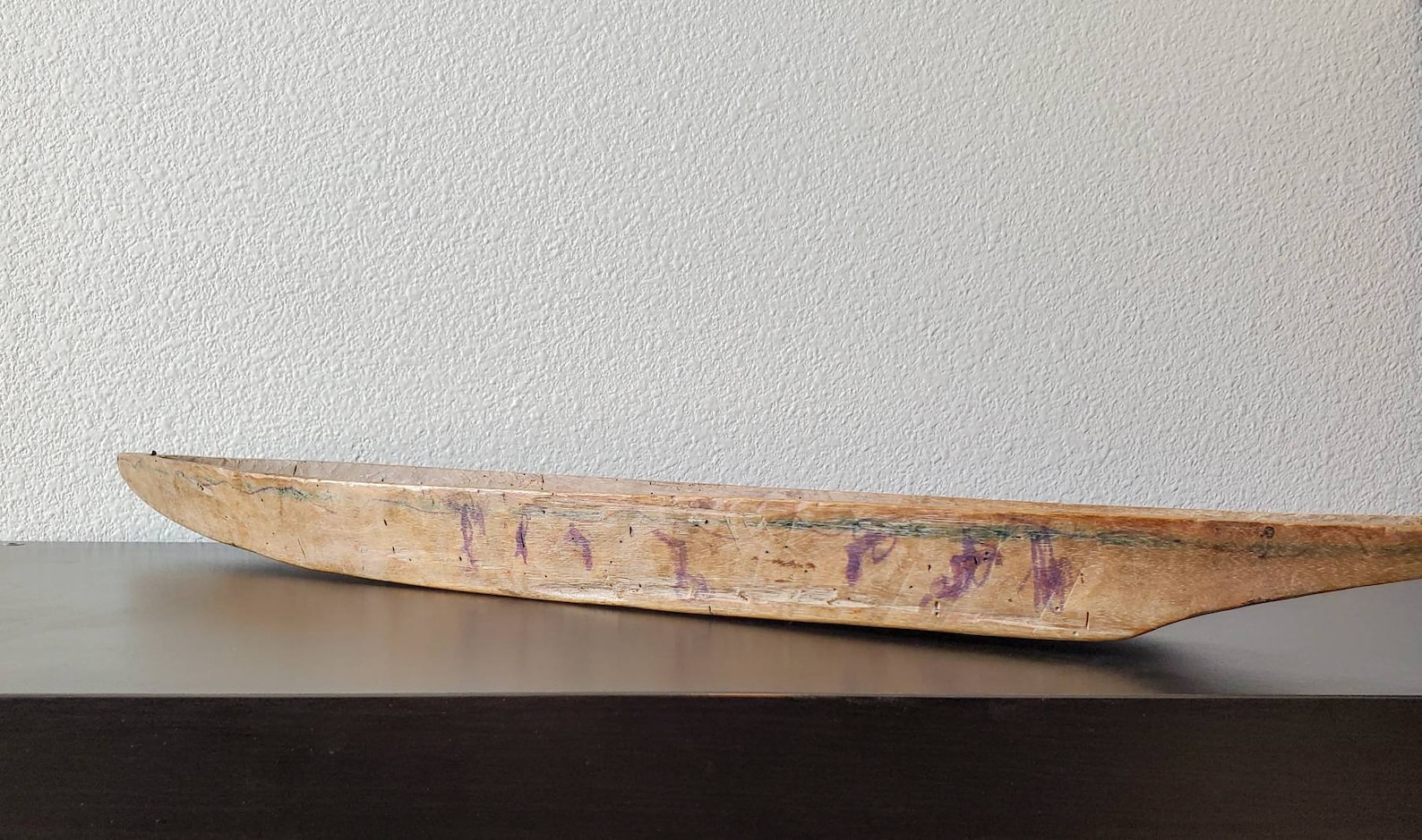 Indonesian Antique Carved Dugout Canoe Model, Sepik River Region Papua ...