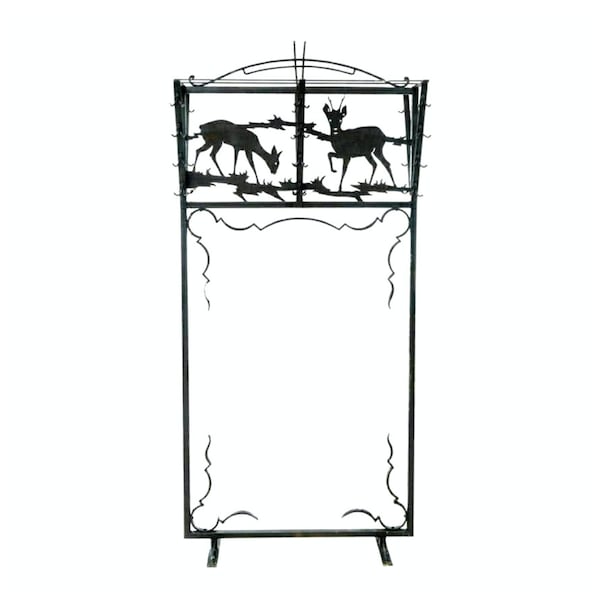Wrought Iron Coat Rack Stand - Etsy