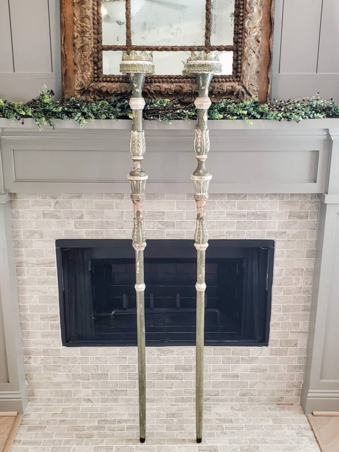 18th Century French Ecclesiastical Processional Pole | Etsy