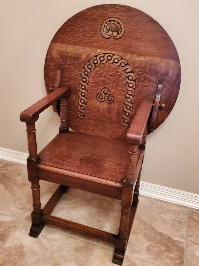 Antique Metamorphic Table Chair English Oak Tilt-top Monks Bench - Etsy