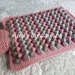 Hot Water Bottle Cover Pink Monochrome Grey Gray Crochet Free - Etsy