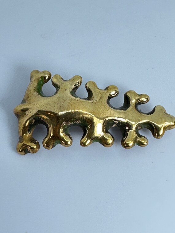 Kalevala Koru vintage Bronze Brooch pin Finland Scand… - Gem