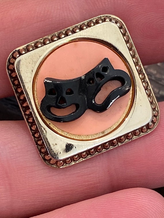 Theatre Masks Cuff Links by Anson Comedy/Tragedy Acto… - Gem