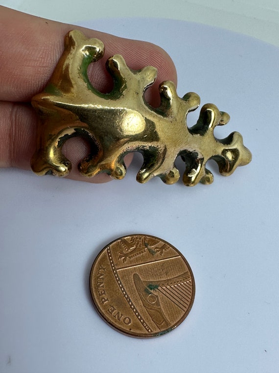 Kalevala Koru vintage Bronze Brooch pin Finland Scand… - Gem