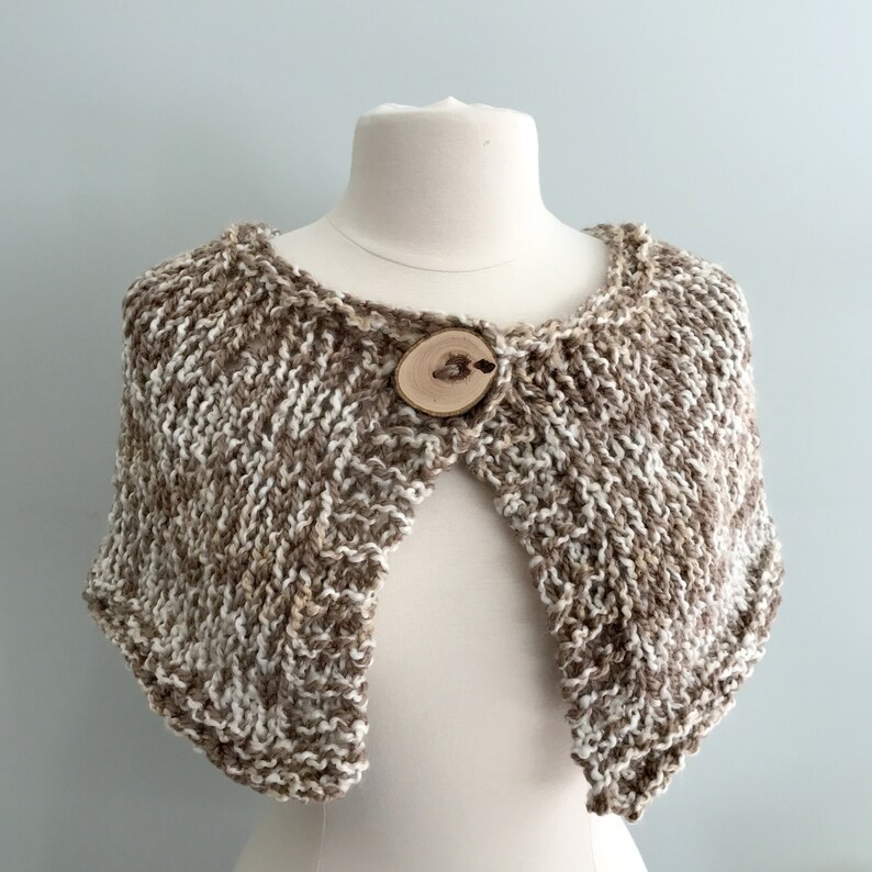 Knitting Pattern Shoulder Cape Bulky Stash Buster, Cape, Wrap, Winter ...