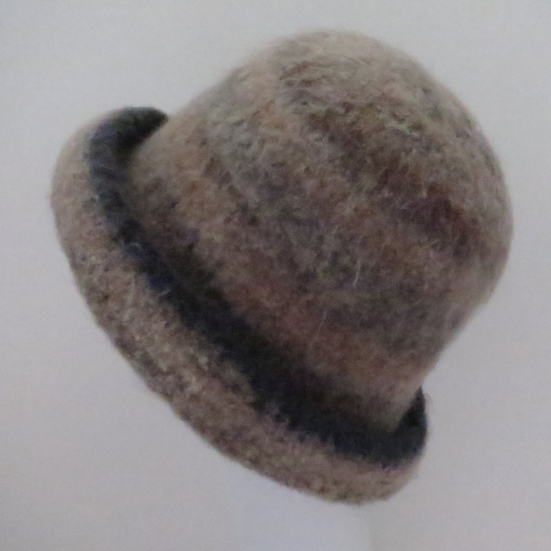 Felted Hat Pattern #202 Felted Bowler, Felt Hat, Knitting Pattern ...