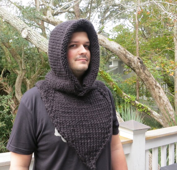 Hood Knitting Pattern CAMILLE HOODED COWL || NEW PATTERN!! — VERY