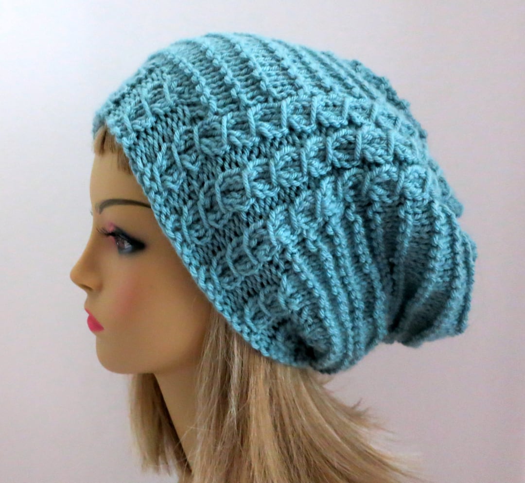 PDF 124 Knitting Pattern for Slouch Hat, Beanie, Tam, Slouchy Hat ...