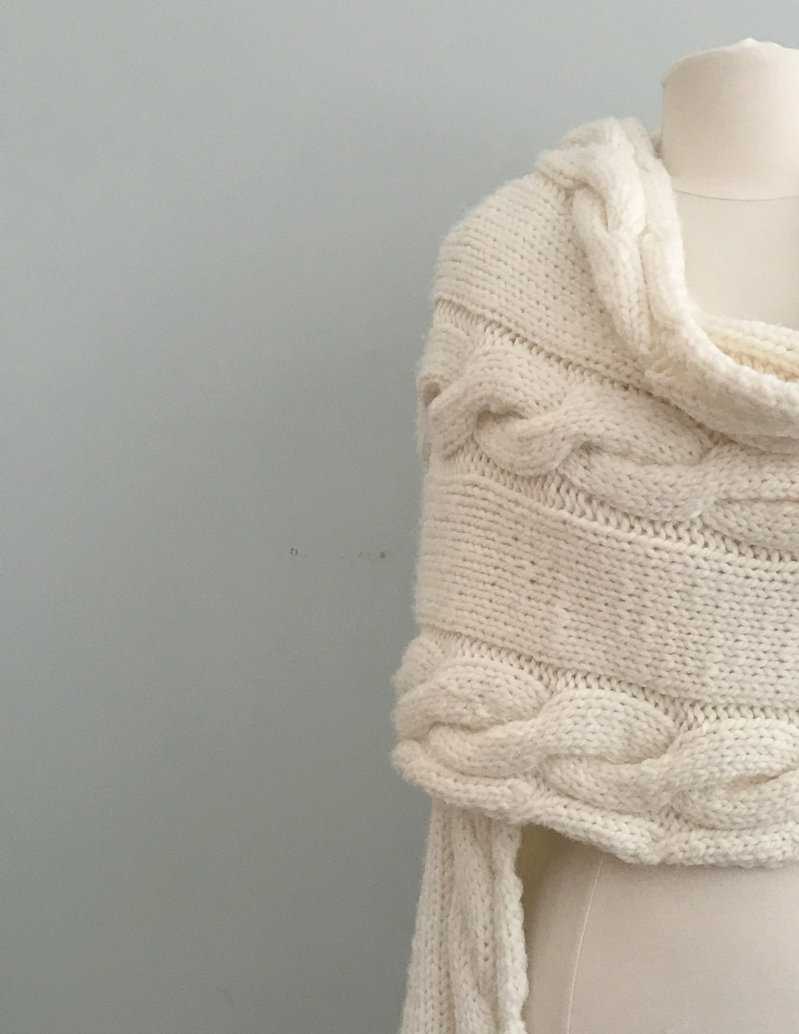 Cable Wrap Shawl Knitting Pattern This is a Knitting Pattern | Etsy