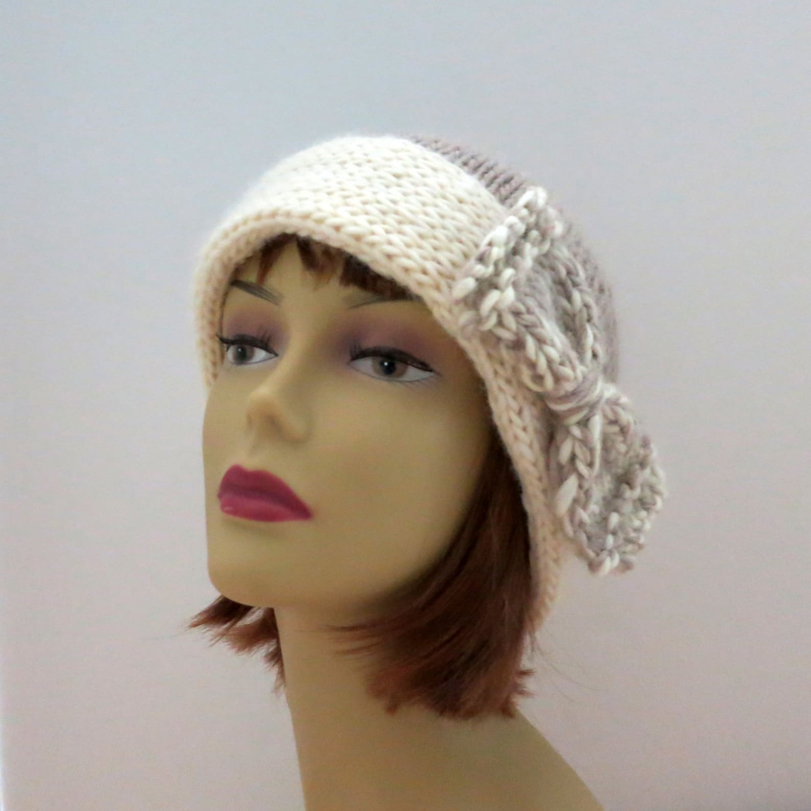 PDF 229 Downton Basic Cloche Louise Knitting Hat Pattern, Downton Style ...