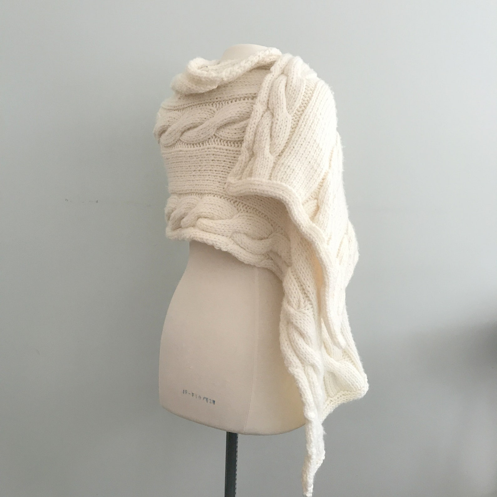 Cable Wrap Shawl Knitting Pattern This is a Knitting Pattern - Etsy