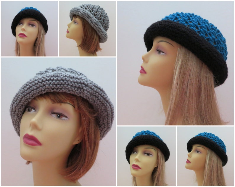 Vintage Flapper Hat Knitting Pattern PDF 190 Woman's Hat - Etsy