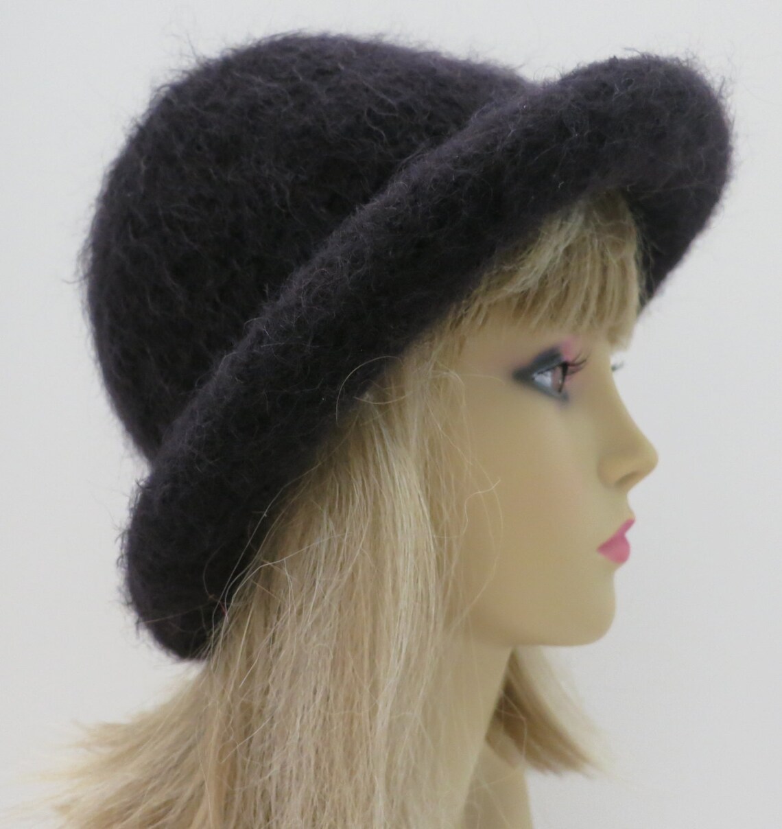 Felted Hat Pattern Bowler Hat Using Lamb's Pride Felt | Etsy