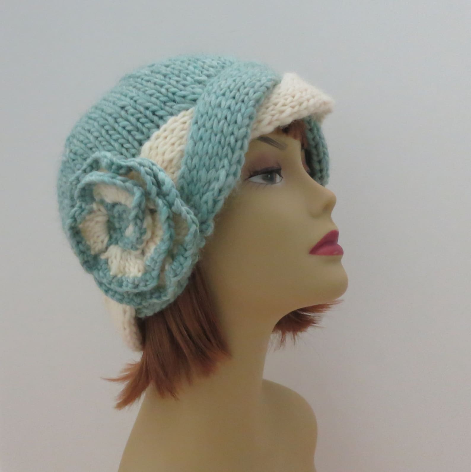 Hat Knitting Pattern Cloche Knitting Patter Victorian Hat - Etsy