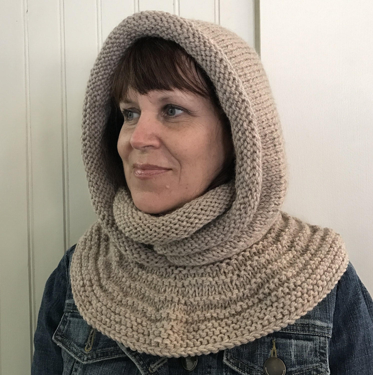 Hat Knitting Pattern, Hood Knitting Pattern, Arctic Chill Hat and ...