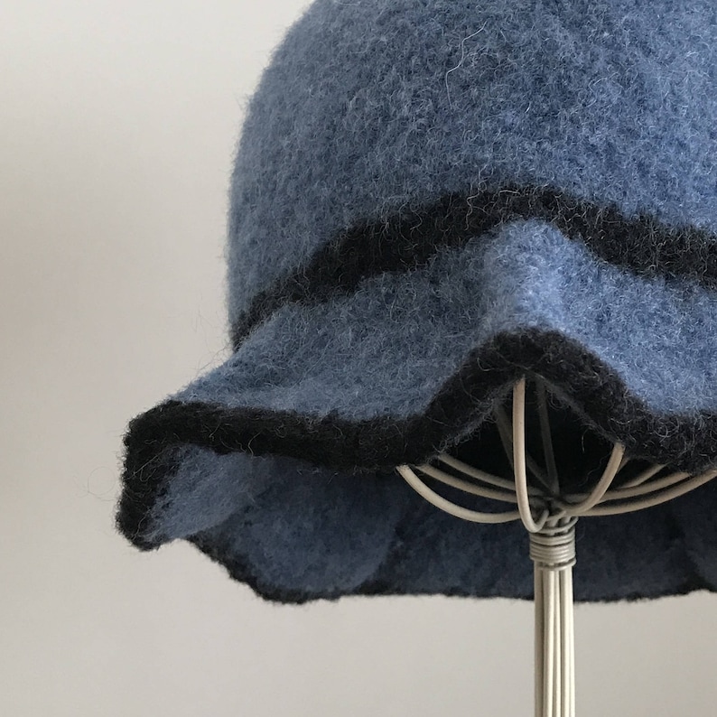 Felted Hat Pattern Flirtation Hat Felt Hat Knitting Pattern | Etsy