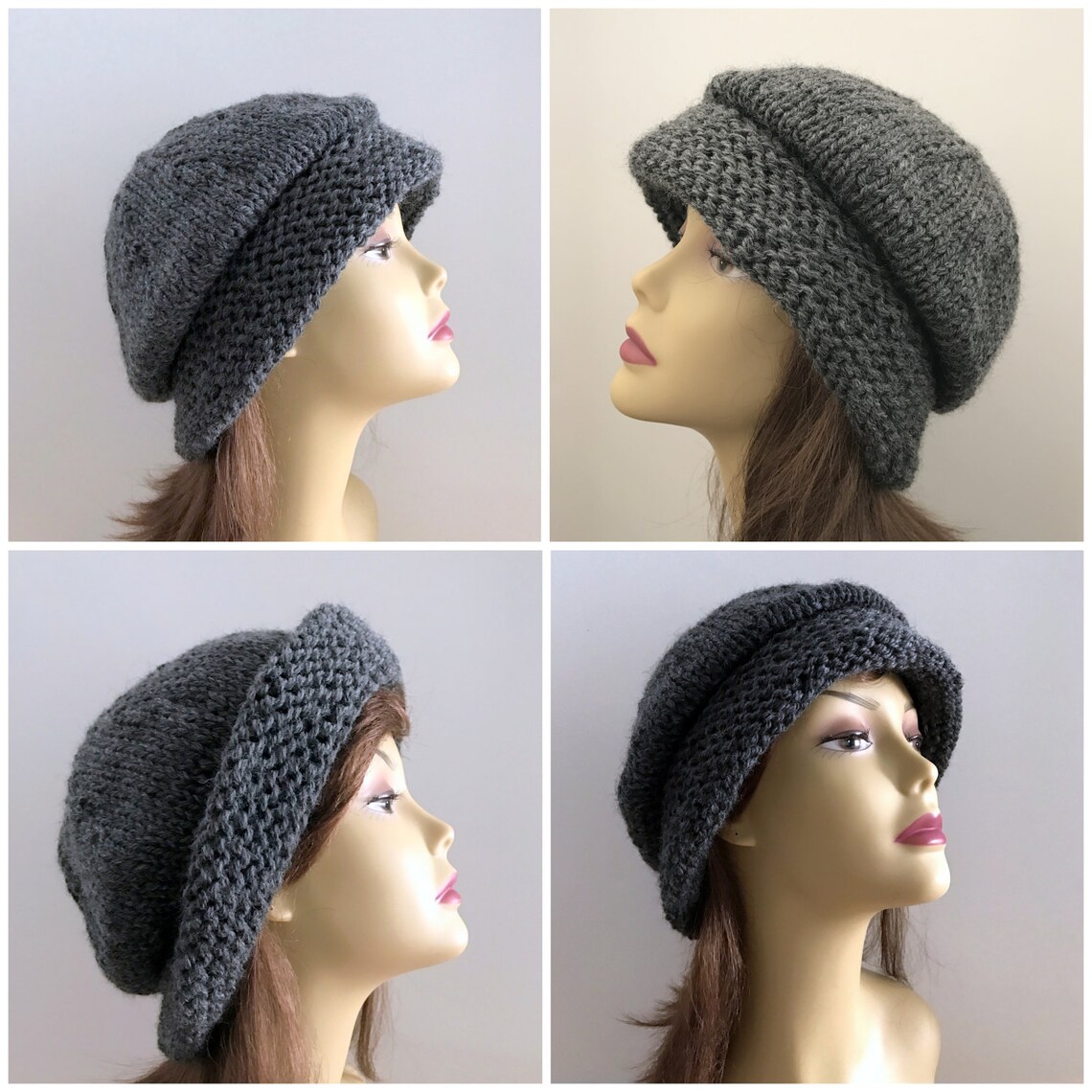 Hat Knitting Pattern Cloche Pattern Vintage Cloche | Etsy