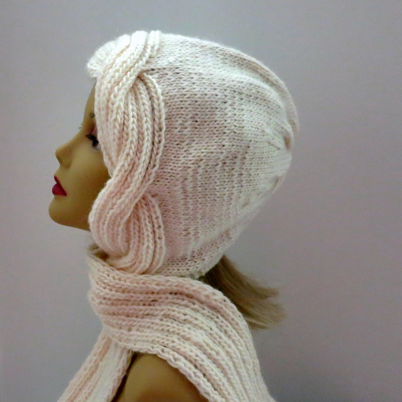 Knitting Pattern Snow Hat Snow Goddess Snow Bonnet - Etsy Canada