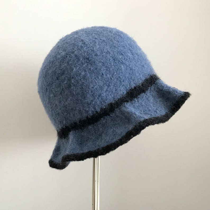 Felted Hat Pattern Flirtation Hat Felt Hat Knitting Pattern | Etsy