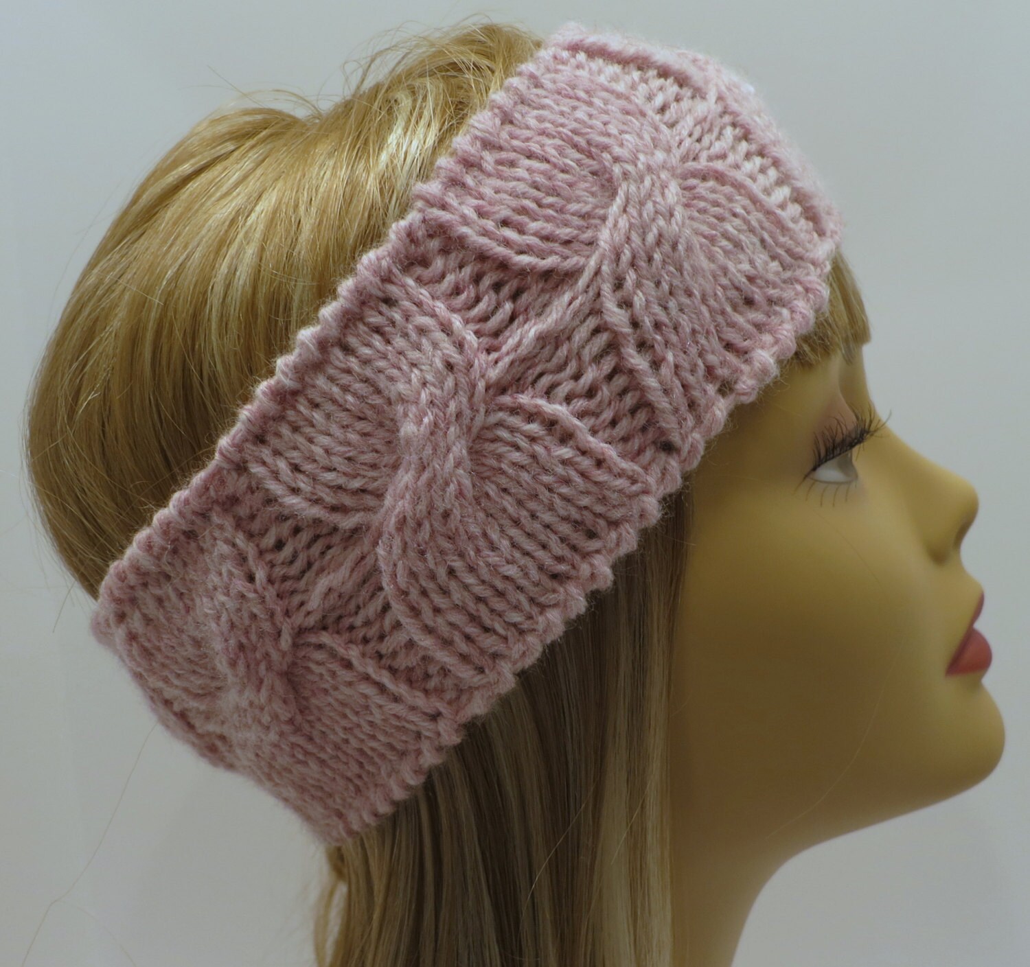 Knitting Pattern Headband Ear Warmer Use Different Yarns Etsy
