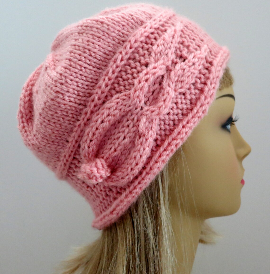 PDF 110 Knitting Pattern Bunny Rabbit Slouch Hat, Beanie, Tam, Slouchy ...