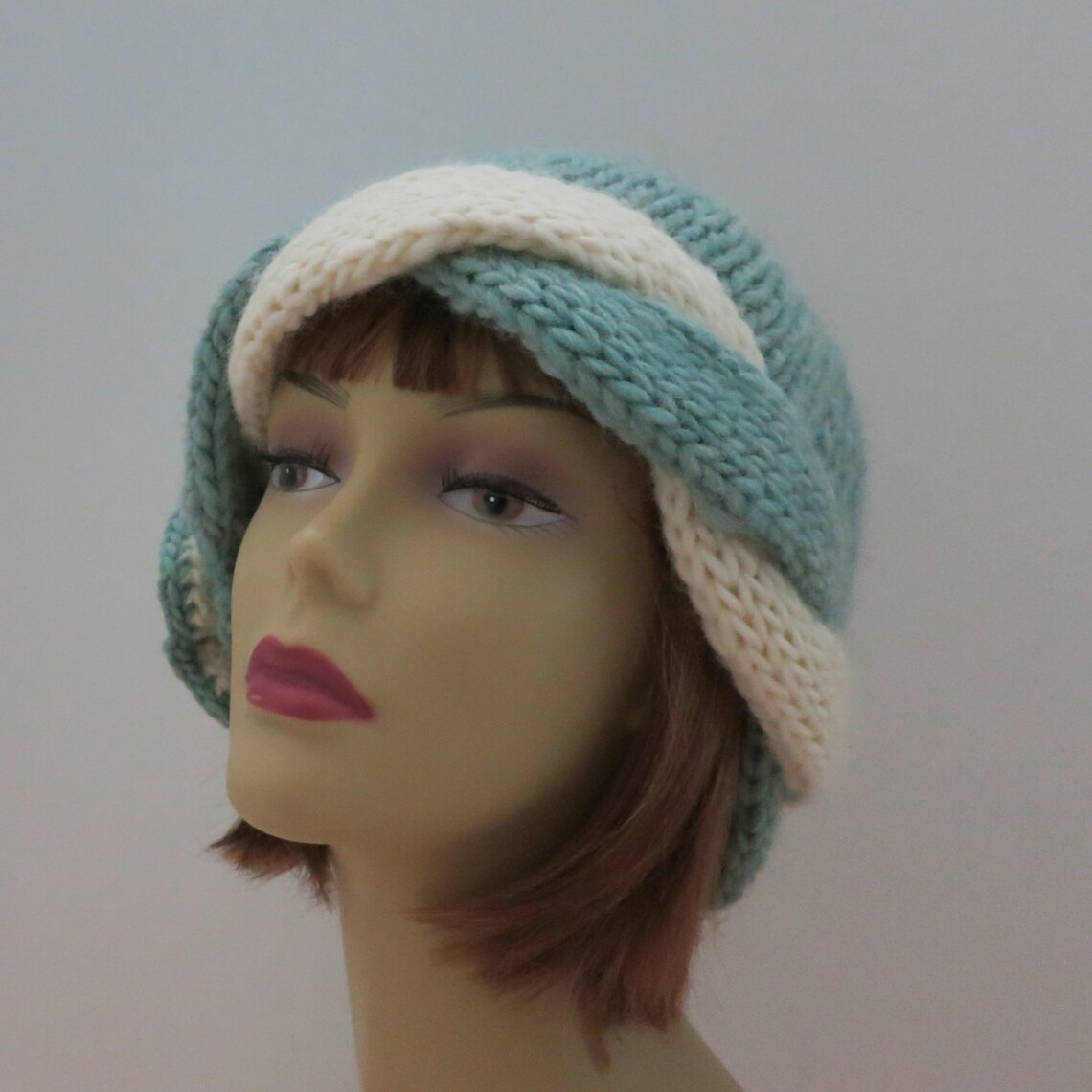 Hat Knitting Pattern Cloche Knitting Patter Victorian Hat - Etsy