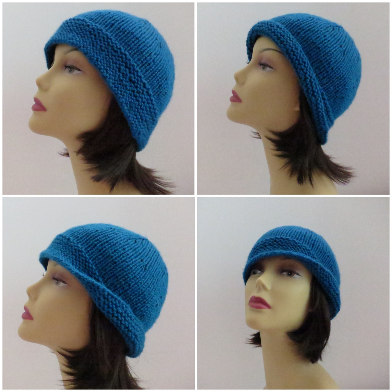 PDF 173 Vintage Flapper Hat, Vintage, Knit Hat Pattern A Great Beginner ...