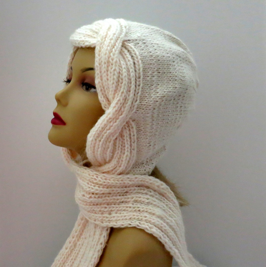 Knitting Pattern, Snow Hat, Snow Goddess, Snow Bonnet - Etsy
