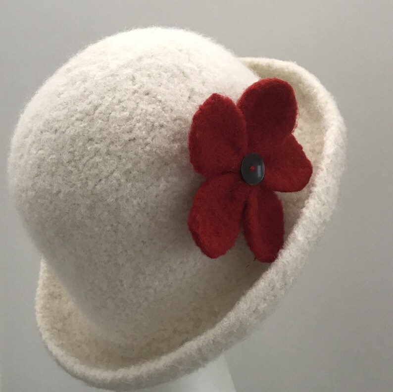 Knit and Felt Derby Hat Pattern - Two Styles and Flower - Etsy