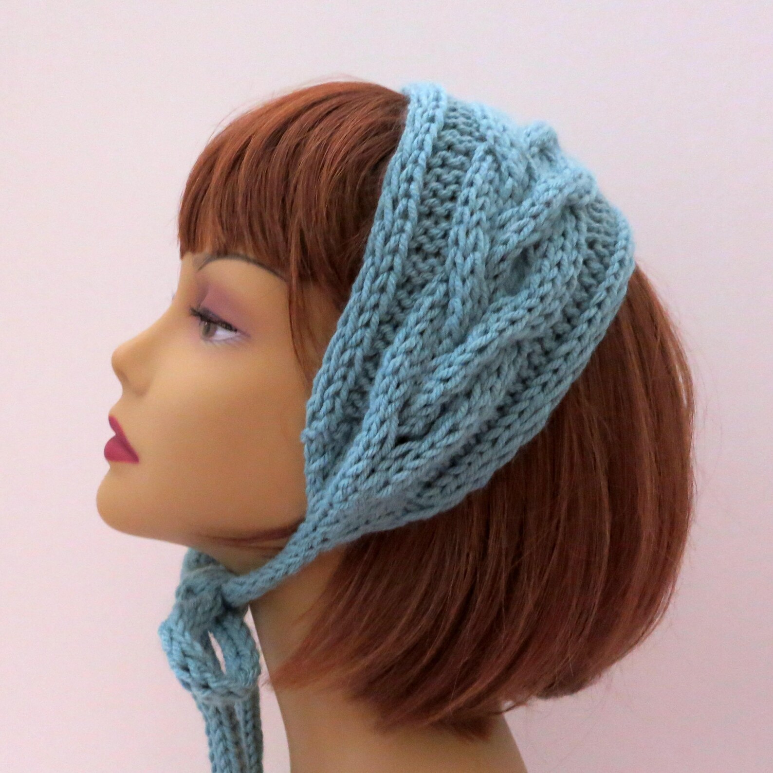 Knitting Pattern Vintage Permelia Fanchon Bonnet Half Hat - Etsy