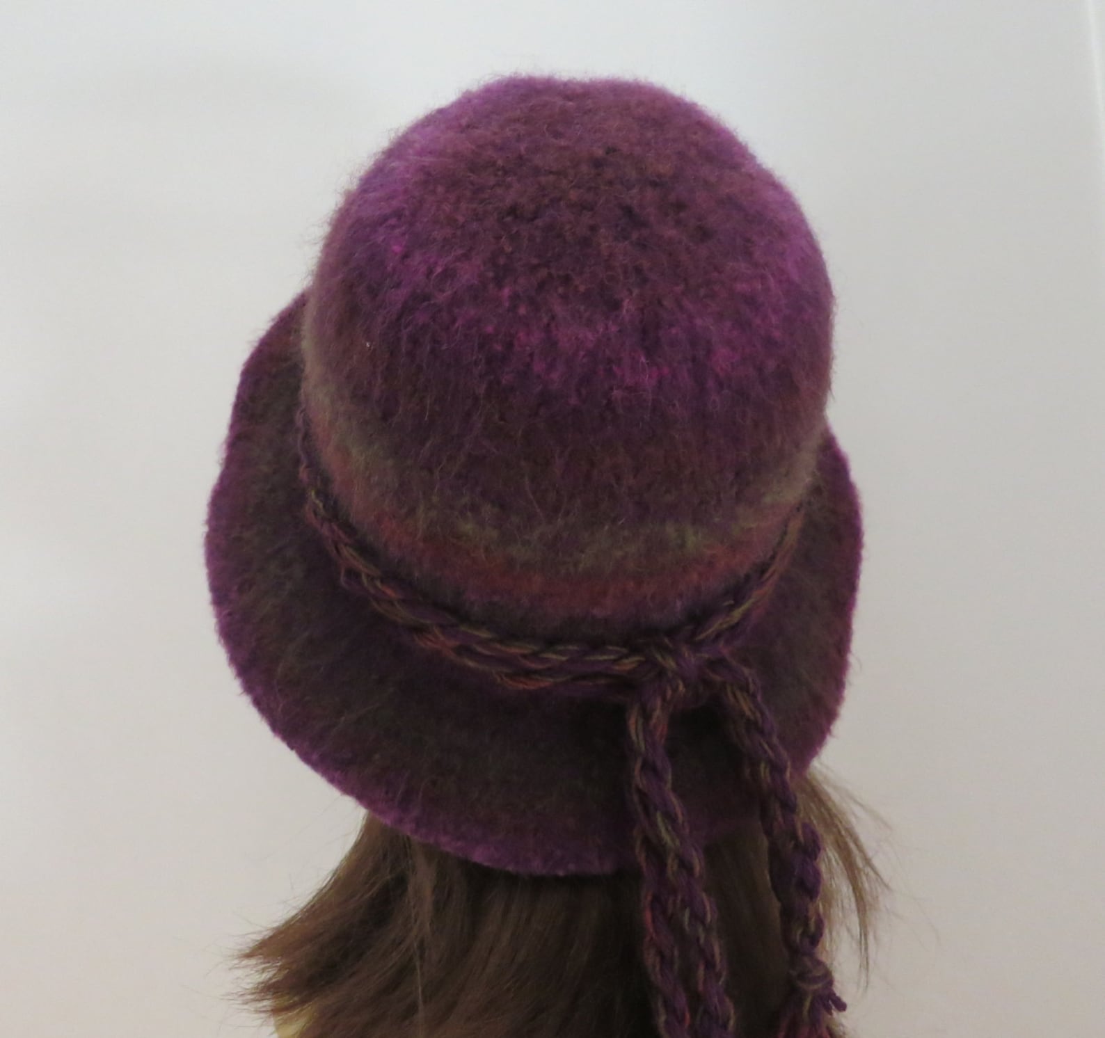 Felted Hat Pattern Flat Brim Hat Knitting Pattern Felting | Etsy