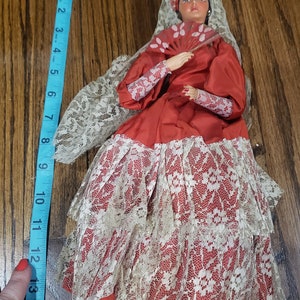 Antique Spanish Doll With Traditional Spanish Clothing Composite Head ...