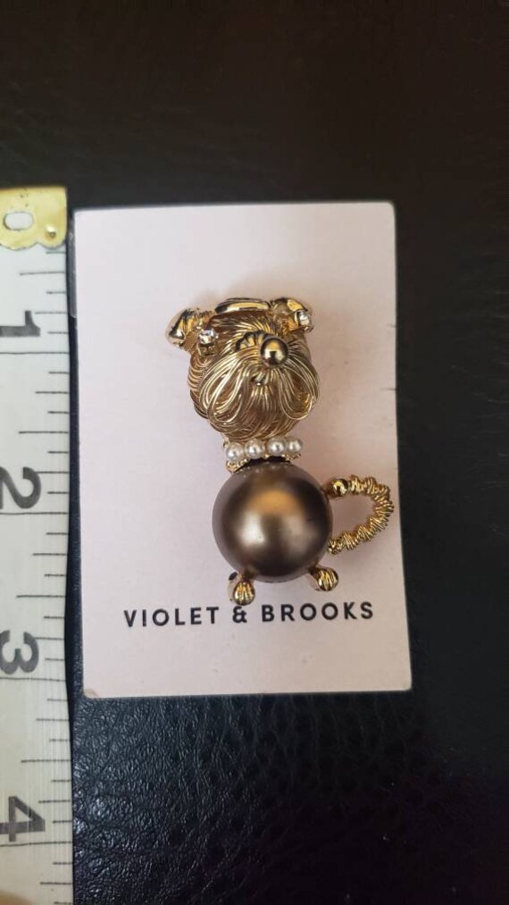 Vintage Kitsch gold metal, Rhinestones and large faux… - Gem