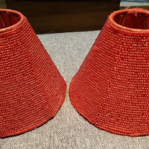 Beaded Lamp Shade - Etsy