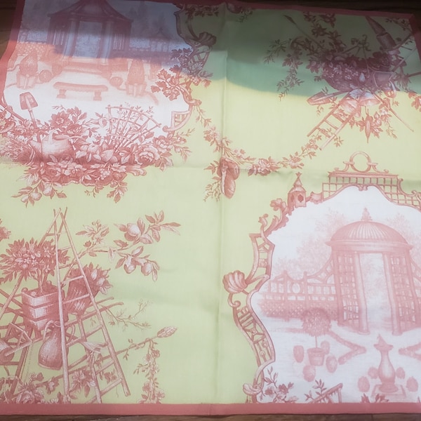 Yellow Chinoiserie Fabric - Etsy