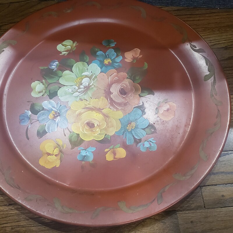 Tole Painted Tray - Etsy