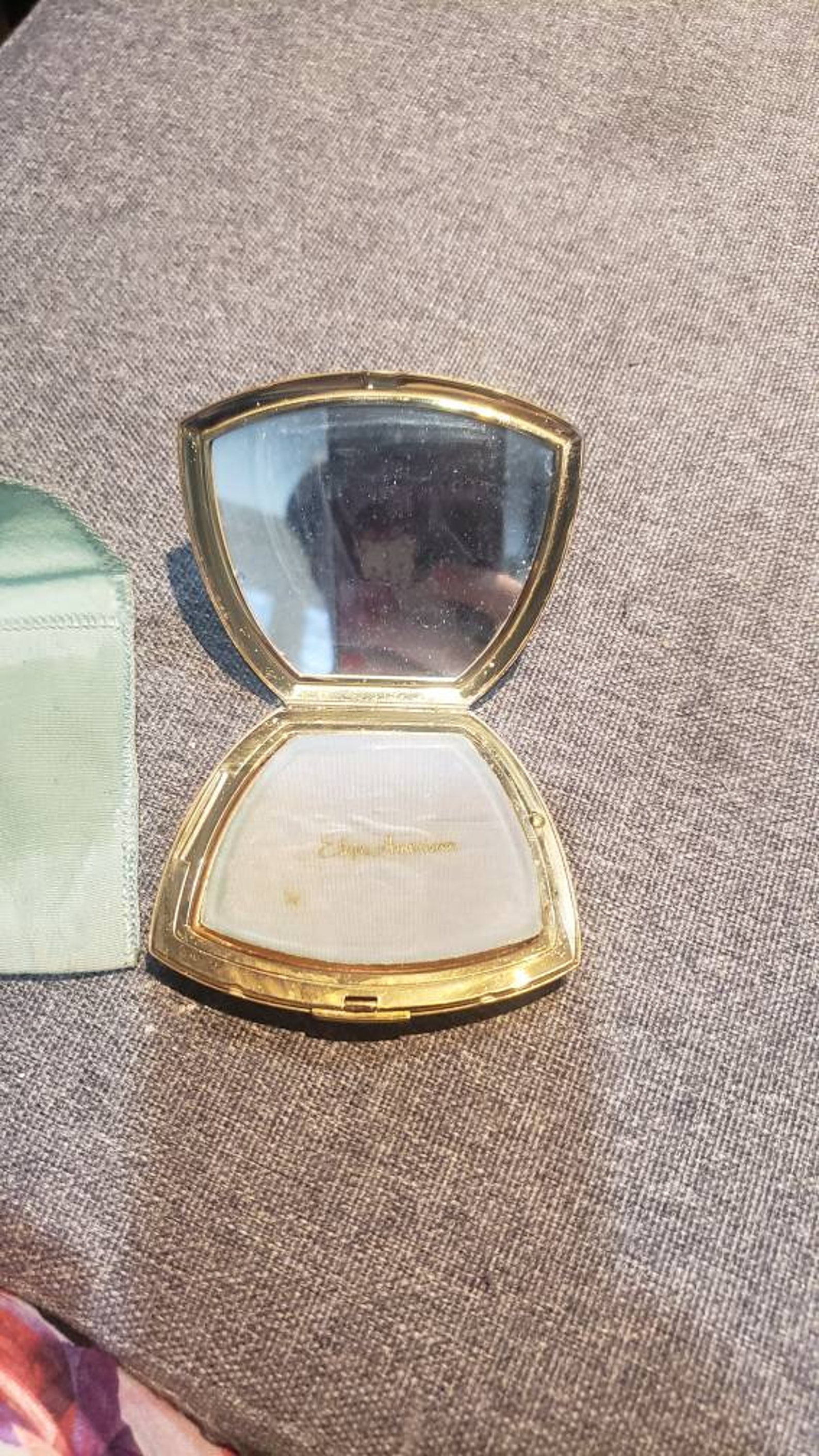 Vintage 1940s ELGIN AMERICAN Brass Compact - Etsy