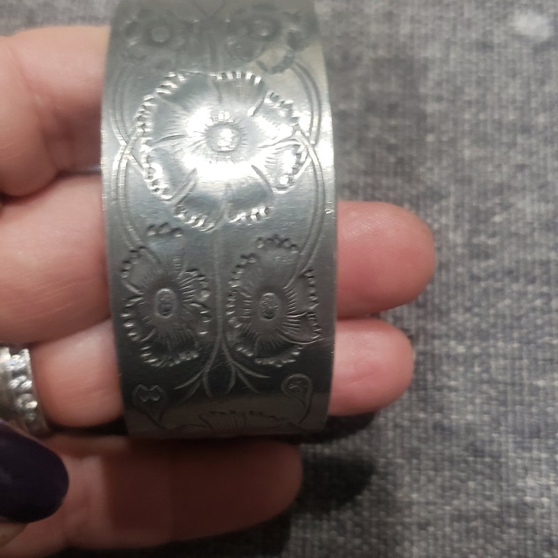 Pewter Bracelet - Etsy