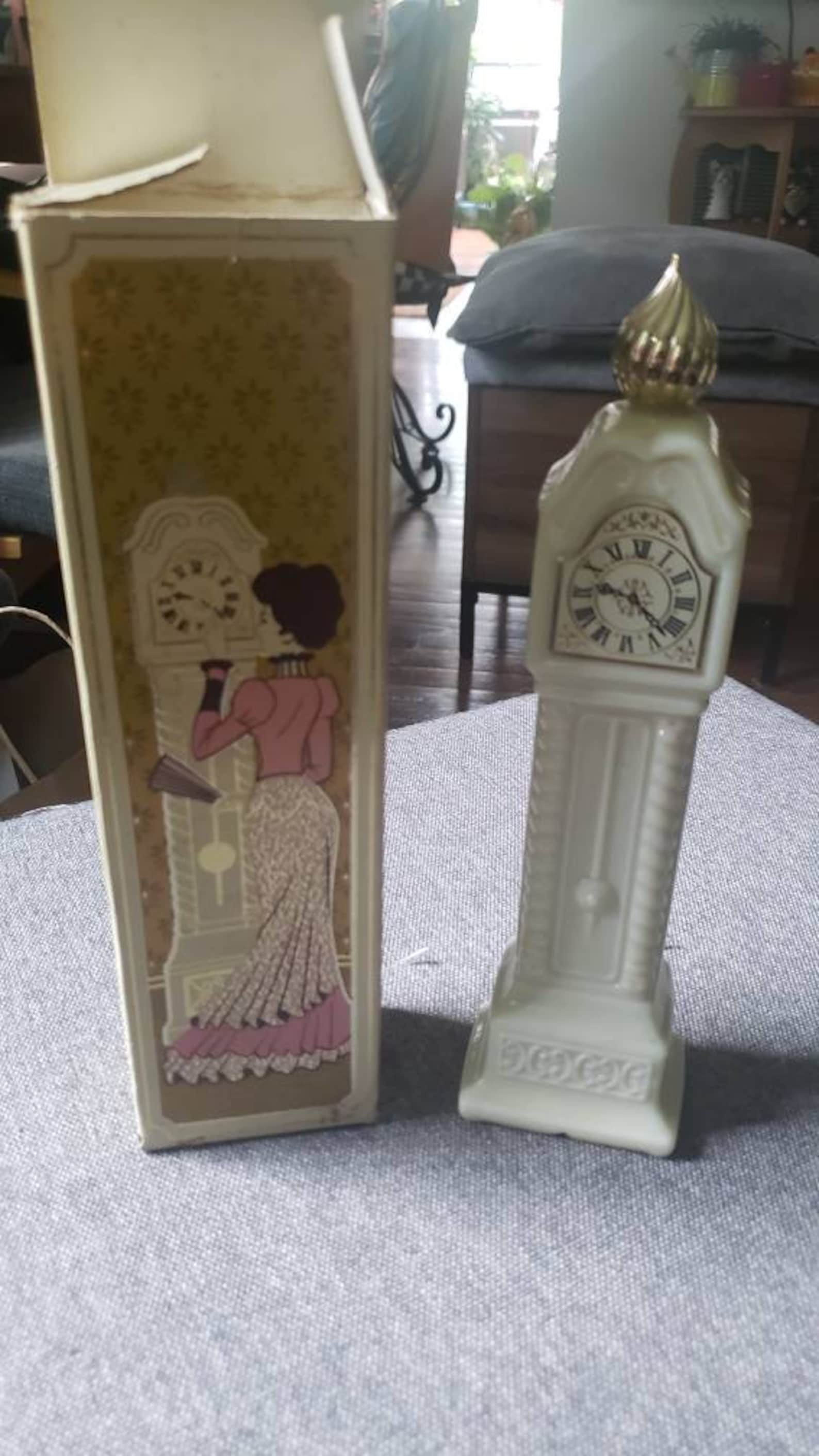 Vintage 70s Avon Victorian Revival Charism Clock Tower Milk - Etsy