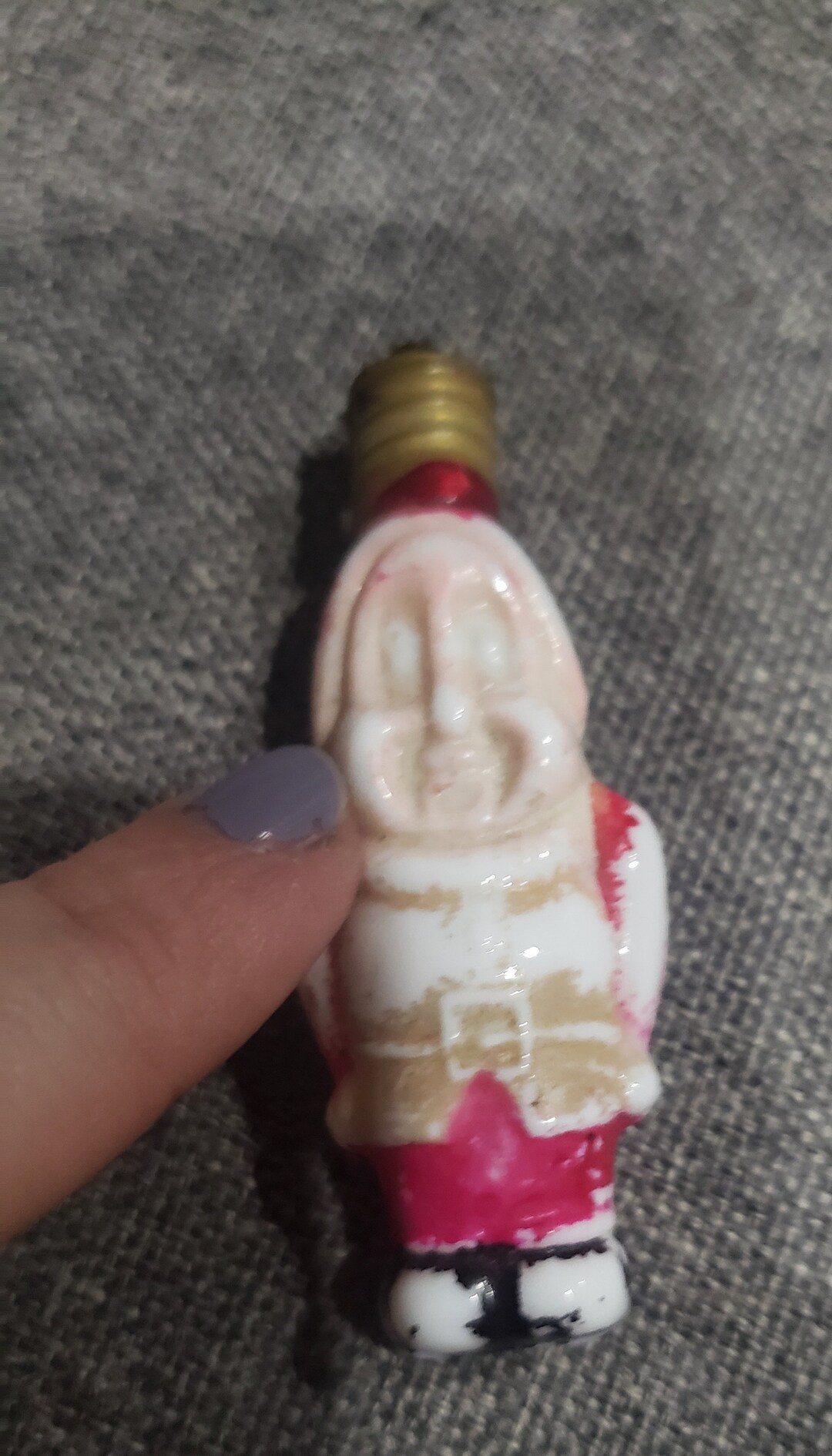 Antique Mini Santa Lamp Bulb - Etsy