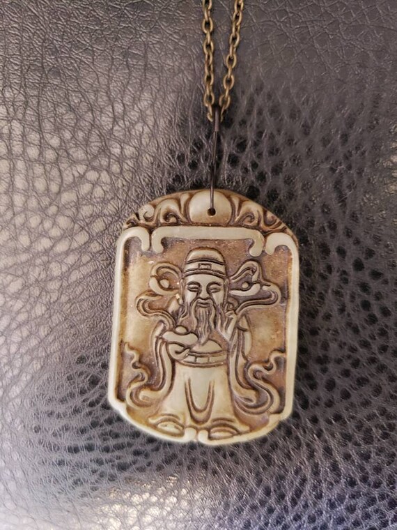 Vintage Collection - Chinese carved unknown stone pe… - Gem