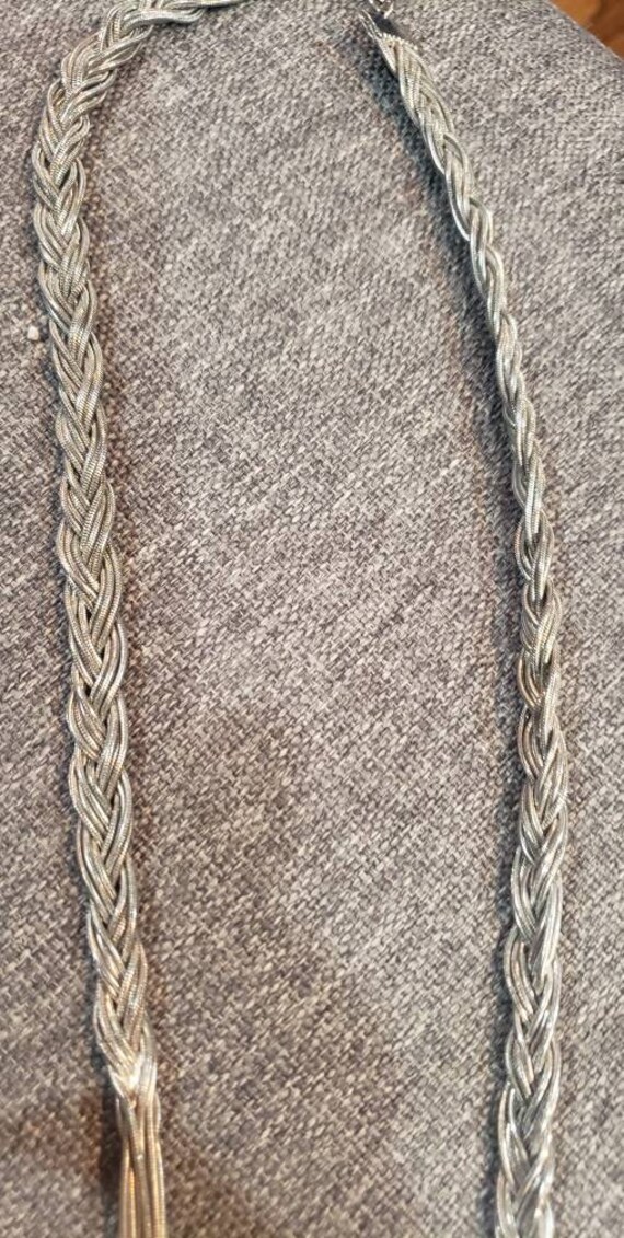 Vintage silver color long - Gem