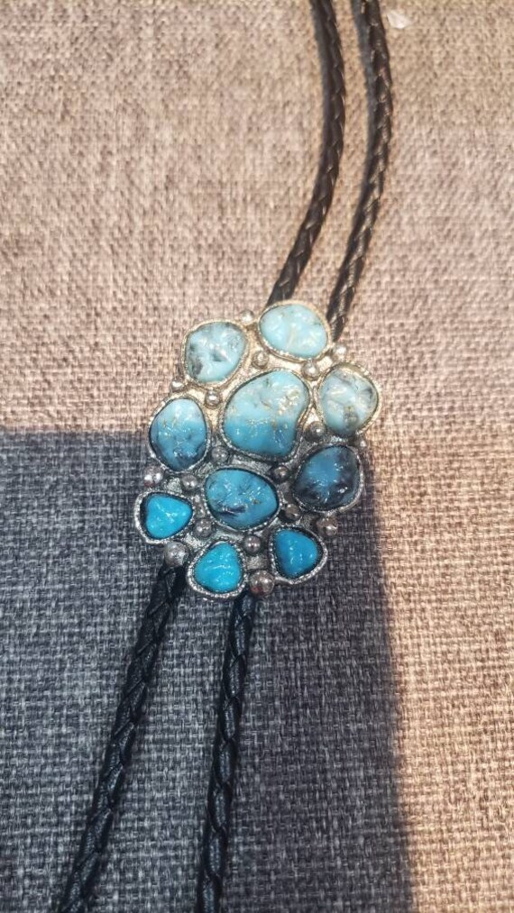 Vintage pewter & turquoise - Gem